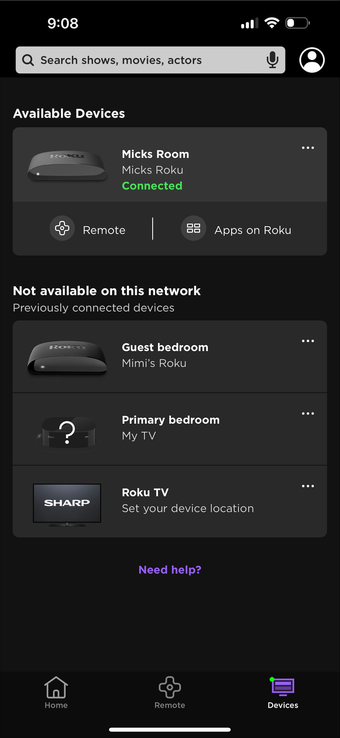 Echo Dot + roku skill still wont control roku device