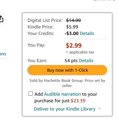 How do I check and use my Kindle Rewards points?
